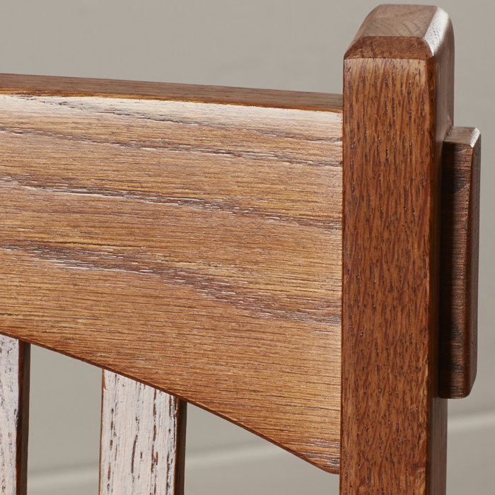 Loon Peak® Corwin Solid Wood Slat Back Side Chair In Brown And Reviews